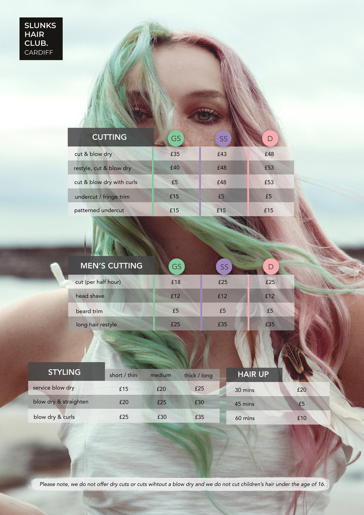 Pricelist – Slunks